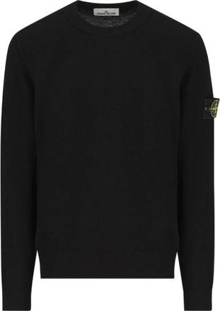 Stone Island Homme, Pulls, Noir, Taille: XL Pull Col Rond 5100010