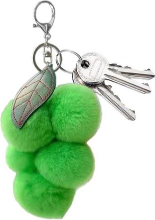 Generic Porte Cl&eacute;s Raisin, Portable, - Sleek Modern Mignons Pour Sacs Dos, Mignon De Sac Main, Accessoires D&eacute;coration Charme Fille Pom | Multipurpose Outdoor 