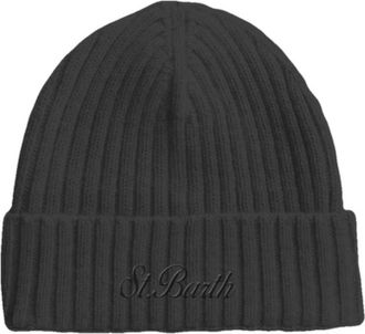 MC2 Saint Barth Homme, Accessoires, Noir, Taille: ONE Size Wengen Beanie