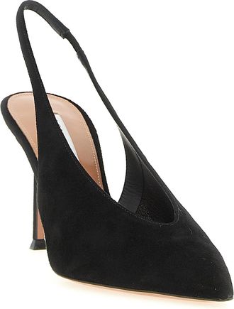 Aquazzura Womens Black Calfskin High Heel Pumps
