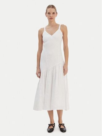 DKNY Sommerkleid P5JNCD88 &Eacute;cru Regular Fit
