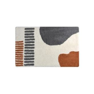 Spirella Tapis de Bain TEIVA 50x80cm Terracotta & Ecru