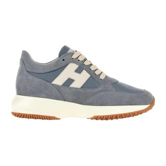 Hogan Femme, Chaussures, Bleu, Taille: 38 1/2 EU Interactive &agrave; lacets