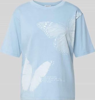 Jake*s Casual Relaxed Fit T-Shirt mit Motiv-Print