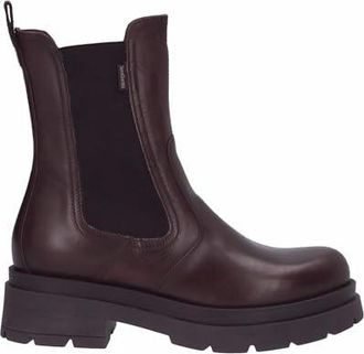 Nero Giardini I411941D Bottines Chelsea Femme en Cuir - Marron Fonc&eacute; 39 EU