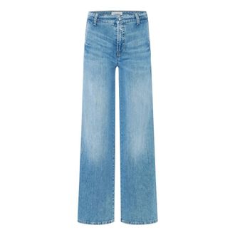 Cambio Femme, Jeans, Bleu, Taille: 40 FR Alek 33 Lengde Bukse
