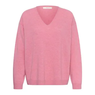 Inwear Monika V-Ausschnitt - - Knitwear - Damen - Rosa - L