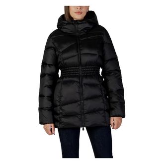 Emporio Armani Sportliche Bomberjacke mit Kapuze - - Jackets - Damen - Schwarzk - XL