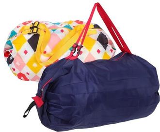 Holibanna Lot de 2 Paquet de Courses Pliables et R&eacute;utilisables Grosse Capacit&eacute; Tissu Robuste Paquet Cabas Compact Portable pour March&eacute; Courses Alimentaires et V