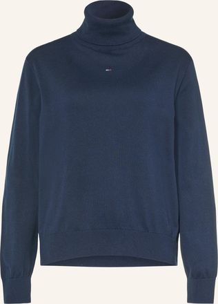 Tommy Jeans Rollkragenpullover blau