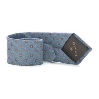 Canali Homme, Accessoires, Bleu, Taille: ONE Size Cravate