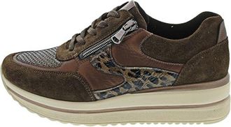 Waldläufer K-Luana Chaussures de sport à lacets Marron, Bois cognac kaki, 38.5 EU X-Large