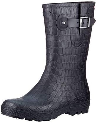 Viking Femme Hedda Croco Botte de Pluie, Noir, 41 EU