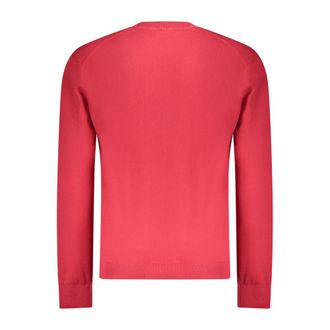 Napapijri Logo-Embroidered Cotton Sweatshirt - Red