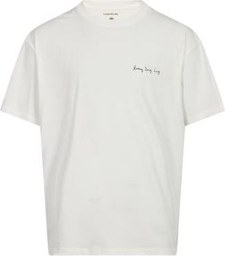 Thinking Mu Tee-shirt droit col rond imprim&eacute;