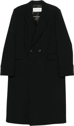 Dries Van Noten Homme, Manteaux, Noir, Taille: L Rodgers 2246 M.w. Coat