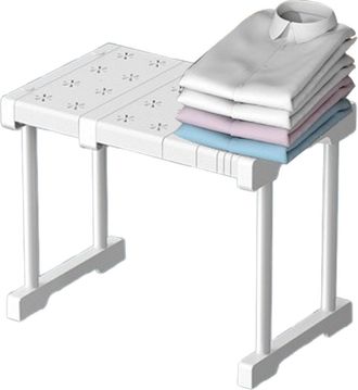 Generic Erweiterbares Schrankregal - Stapelbares Kleiderregal, maximiert den Platz f&uuml;r den Schrank | Vielseitiger Organizer f&uuml;r Speisekammer, erweiterbares De