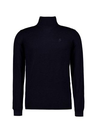 Karl Lagerfeld Herren Pullover blau unifarben