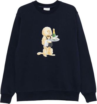 Drôle de Monsieur sweat en coton - Bleu