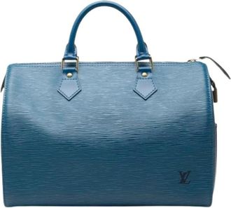 Louis Vuitton Pre-owned Speedy 35 - Femme - Pre-owned - Bleu - Taille: ONE Size