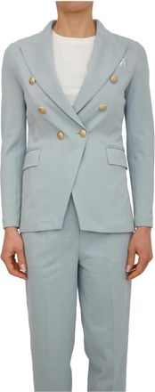 Circolo 1901 Femme, Vestes, Bleu, Taille: 36 FR Giacca Celeste