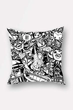 Lulu Home Kissenbezug, Mehrfarbig, 45x45