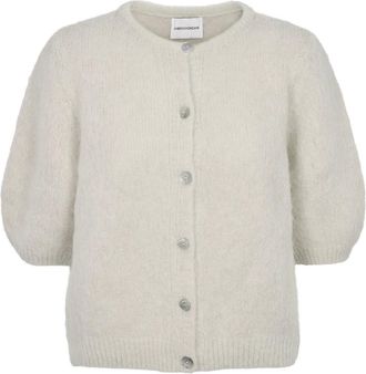 Americandreams Americandreams, Femme, Pulls, Beige, Taille: 44 FR Susan Short Sleeve Cardigan
