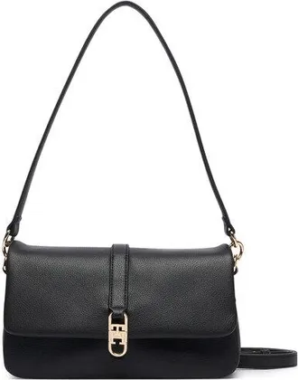 Tommy Hilfiger Handtasche Th Libre Conv Flap Crossover AW0AW19195 Schwarz