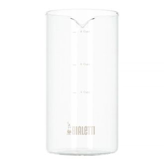 Bialetti 3240 Caffettiera Spare Glass 1 Litro 8 Tazze, Trasparente, Altro