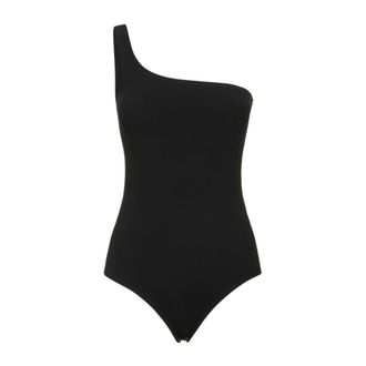 Michael Kors Stretch-Viskose Asymmetrischer Body - - Tops - Damen - Schwarzk - XL
