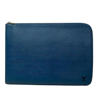Louis Vuitton Pre-owned Poche Documents Portfolio - - Pre-owned - Damen - Blau - ONE SIZE