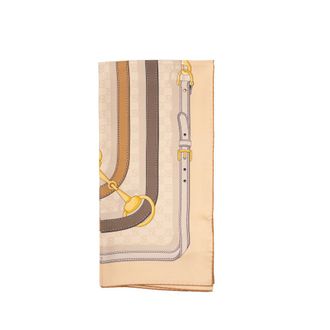 Gucci GG Supreme Belt-print Scarf