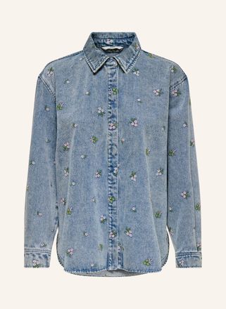 Only Jeansbluse blau