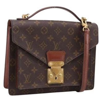 Louis Vuitton Pre-owned Monceau 26 Sac &agrave; main - Femme - Pre-owned - Brun - Taille: ONE Size
