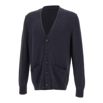 HUGO BOSS Nivo Cardigan - - Knitwear - Herren - Blau - L