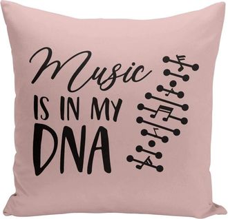 Fabulous Kissen mit Kissenbezug 40x40 cm Music is in My DNA Musik Musiker Instrument