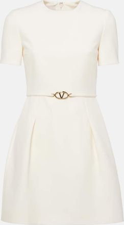 Valentino Minikleid VLogo Signature aus Crepe Couture