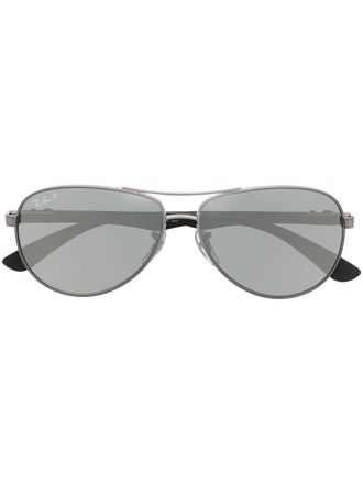 Ray-Ban Pilotenbrille mit get&ouml;nten Gl&auml;sern - Schwarz