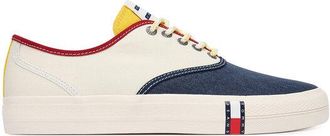 Tommy Jeans Sneakers aus Stoff Archive Vulc Y2K EM0EM01728 Wei&szlig;