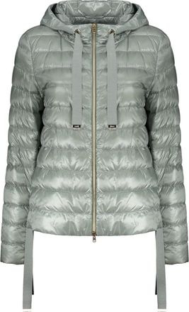 Herno Femme, Vestes, Vert, Taille: 38 FR Veste dhiver m&eacute;tallis&eacute;e