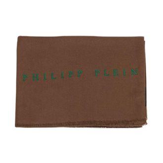 Philipp Plein Brauner Viskose Schal - - Accessories - Herren - Braun - ONE SIZE