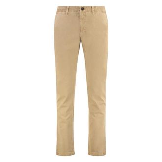Moorer Chino Hose mit Ges&auml;&szlig;taschen - - Trousers - Herren - Beige - 2XL