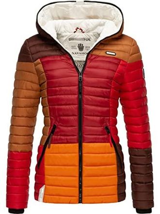 Navahoo Veste demi-saison Colorblocking légère avec capuche Multikulti XS-3XL, Multicolor Autumn Leaves, S