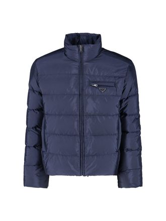 Prada Logo Zip Down Jacket