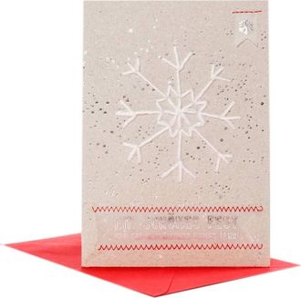 Good old Friends Wollkarte Schneeflocke