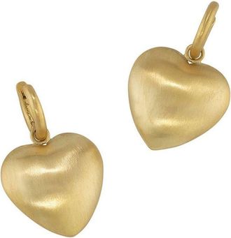 Irene Neuwirth 18kt Dome Heart Gelbgoldohrringe