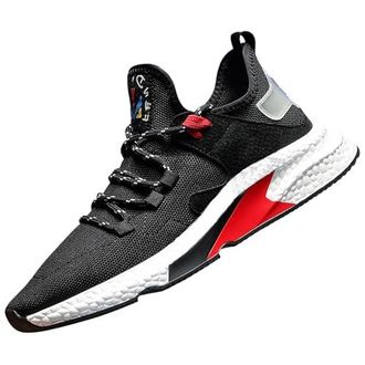 Generic Baskets pour homme : chaussures de marche athl&eacute;tiques confortables et d&eacute;contract&eacute;es pour homme, Noir, 6.5 UK 3X-Narrow