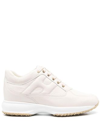 Hogan Interactive Sneakers mit Schn&uuml;rung - Nude