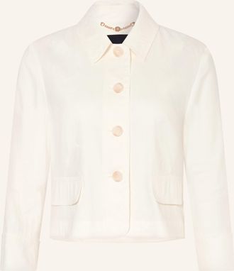 Marc Cain Kastenjacke Mit Leinen weiss