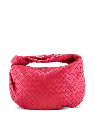 Bottega Veneta BV Jodie Intrecciato Nappa Teen hobo bag - Rosa